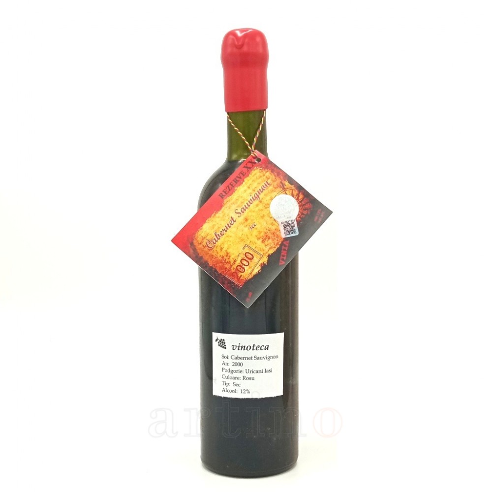 Vin vechi colectie 2000 Cabernet Sauvignon, Uricani - ARTINO